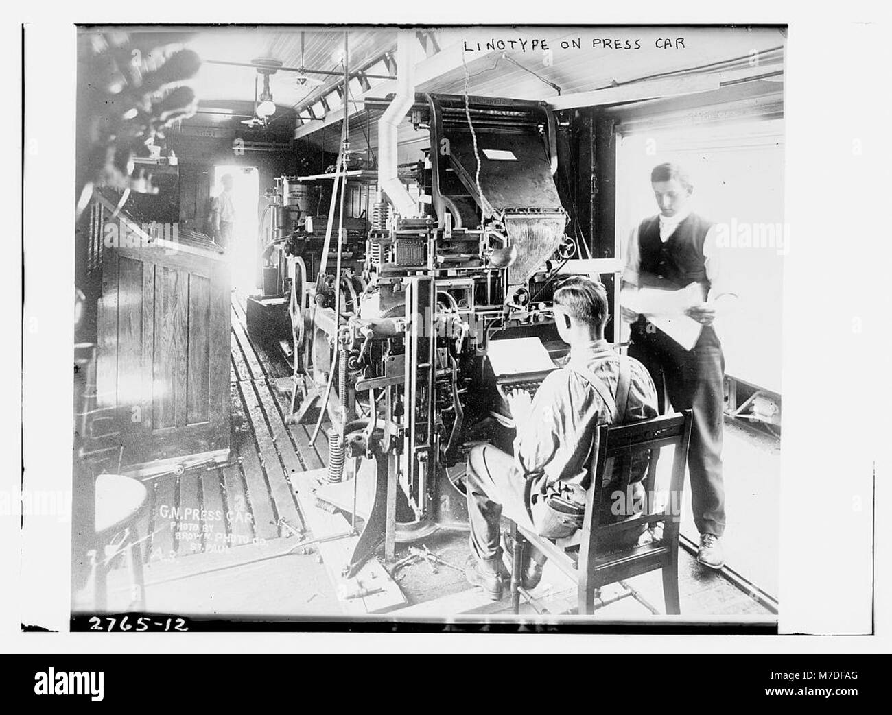 Press car hi-res stock photography and images - Alamy