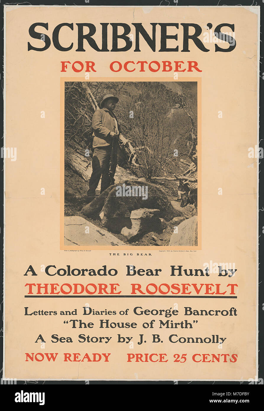 This image illustrates Theodore Roosevelt's Colorado bear hunt, as ...