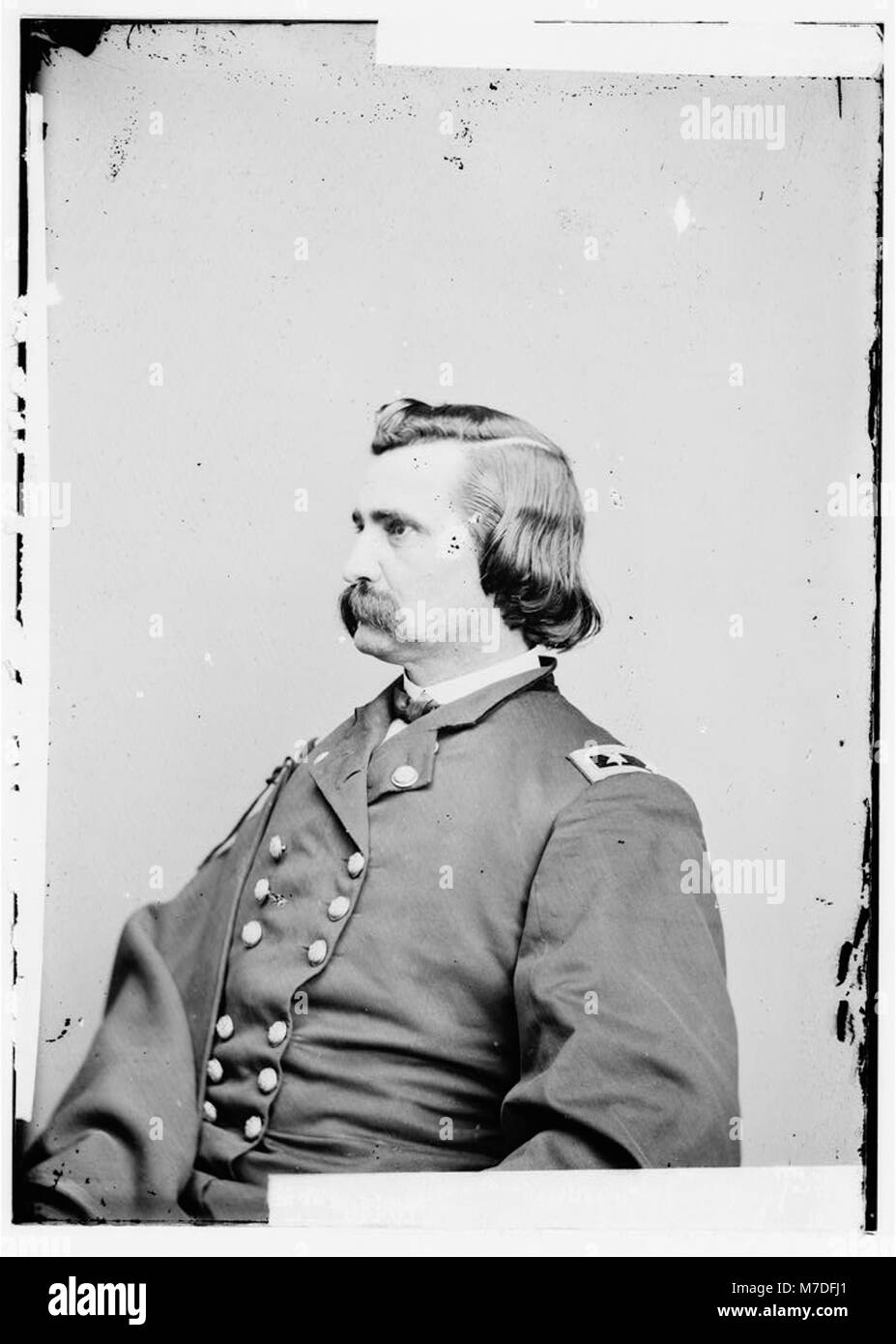 A historical portrait of Logan, likely a prominent figure, captured ...