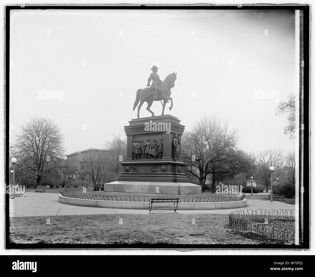 The statue of General John A. Logan in Washington, D.C., commemorates ...