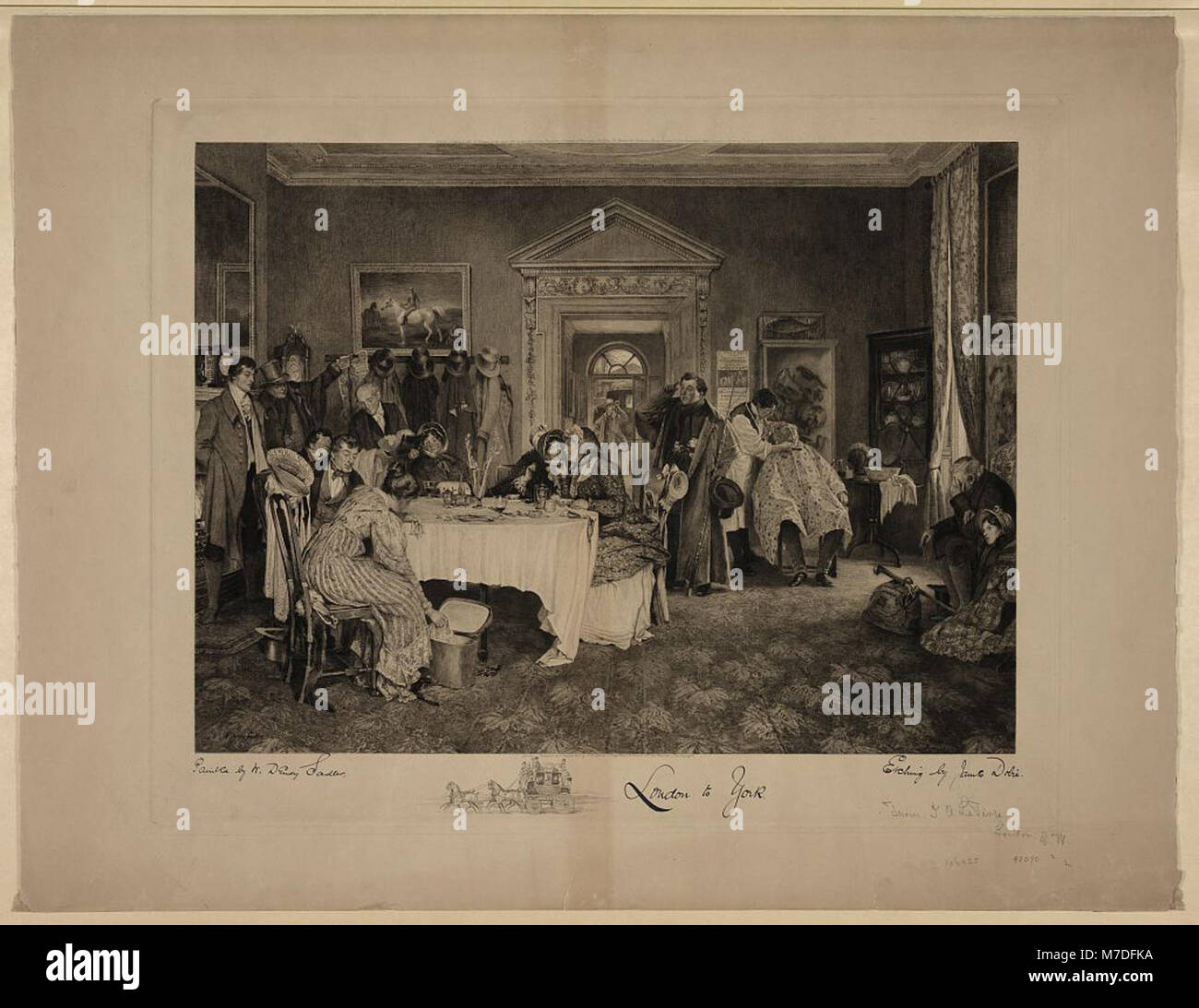 London to York - painted by W. Dendy Sadler ; etching by James Dobie ...