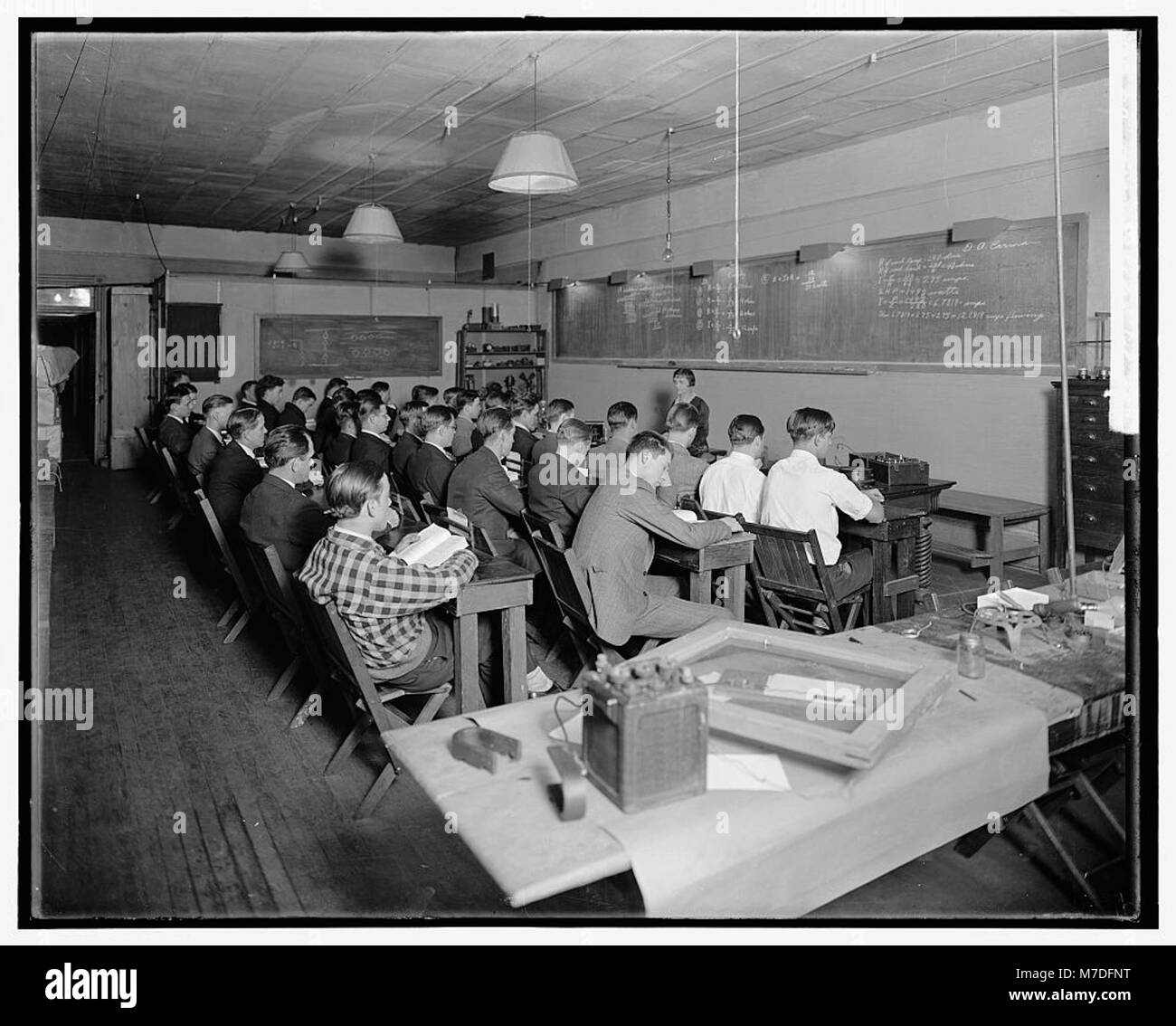 School radio broadcast historical hi-res stock photography and images ...