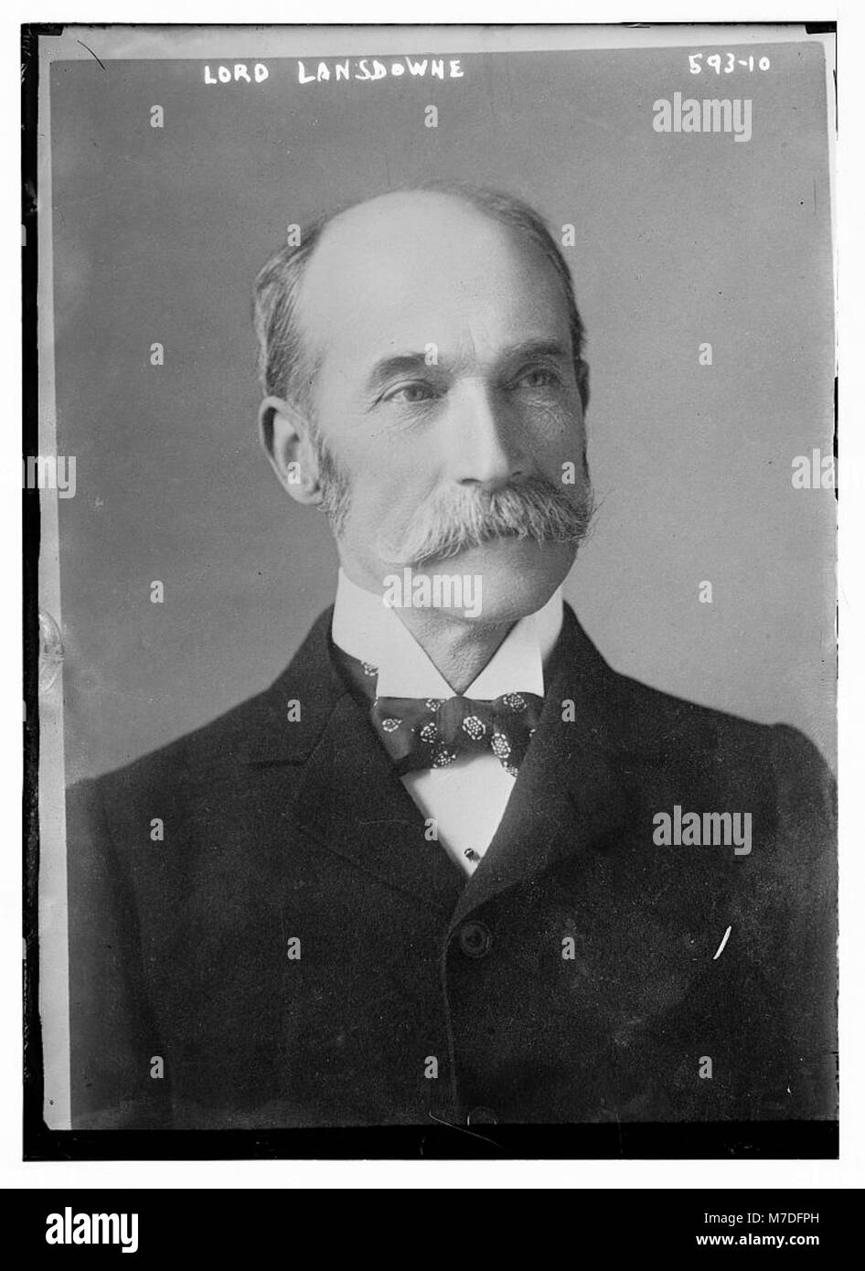 A portrait of Lord Lansdowne, a British statesman and nobleman, known ...