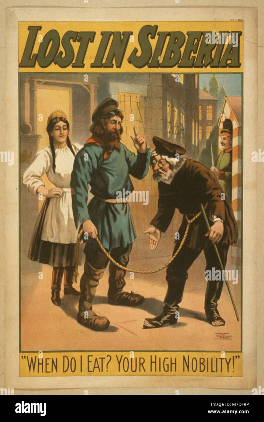 An image depicting the theme of being 'Lost in Siberia,' likely ...