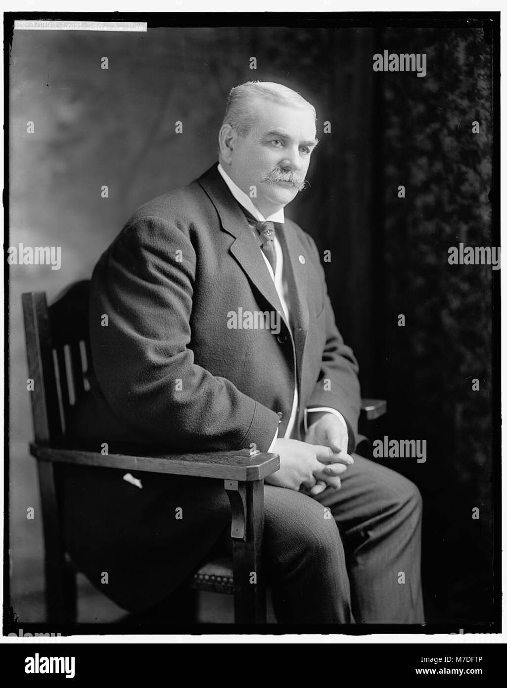 A formal portrait of Honorable George A. Loud, showcasing his role and ...