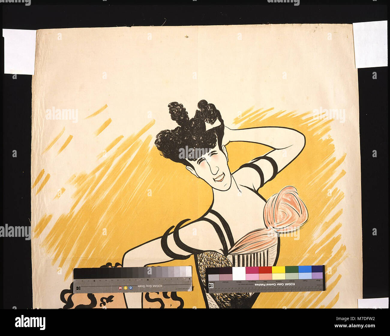 Louise Balthy, a renowned French actress, is featured in a poster for ...