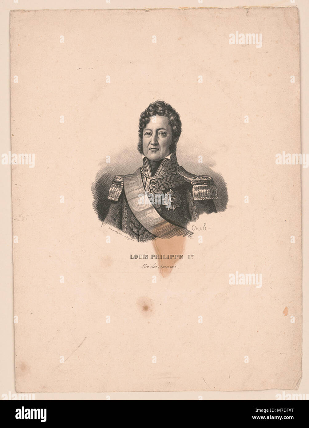 Louis Philippe I, King of the French, captured in a portrait ...