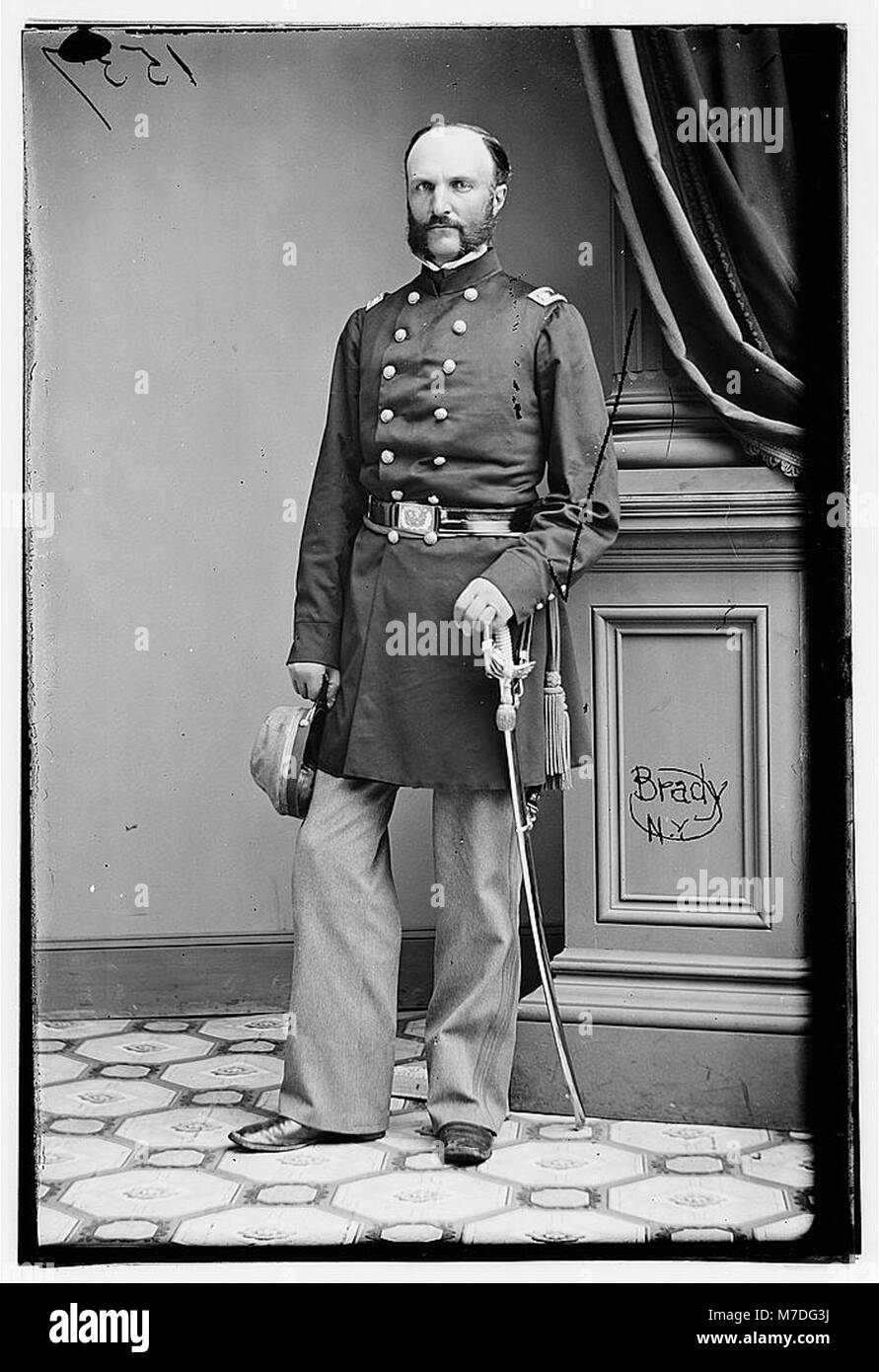 A portrait of Lt. Col. F. Weiss of the 20th New York Infantry, a ...