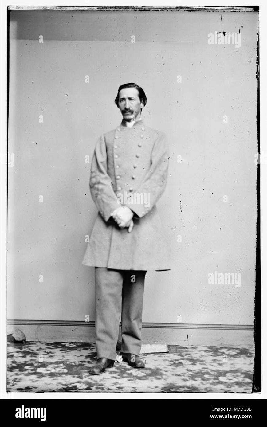 A portrait of Lt. Greenwall of the Confederate States Army, captured ...