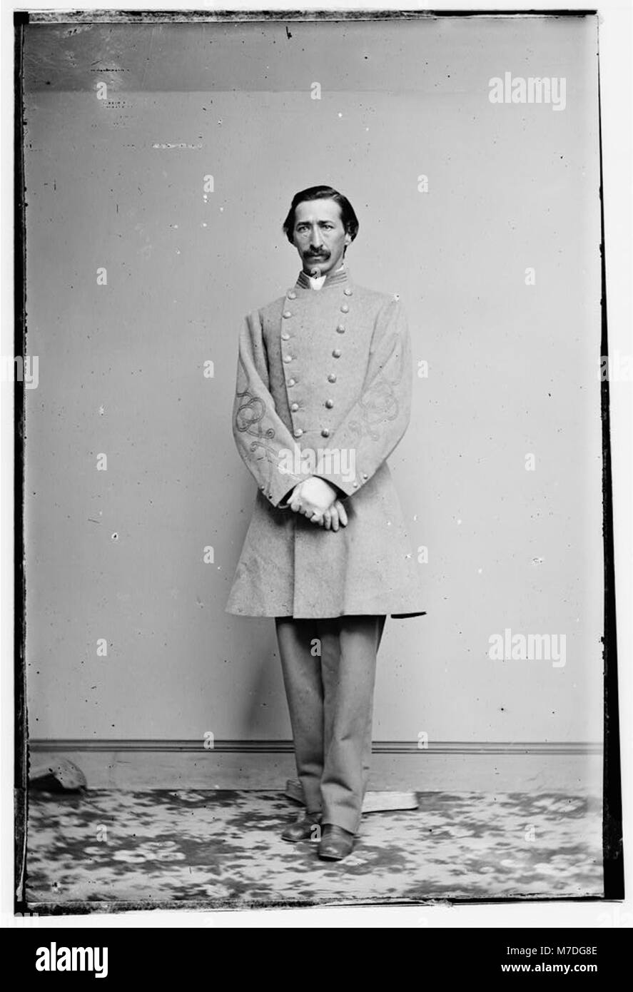 This image depicts Lieutenant Greenwall, a Confederate States Army (CSA ...
