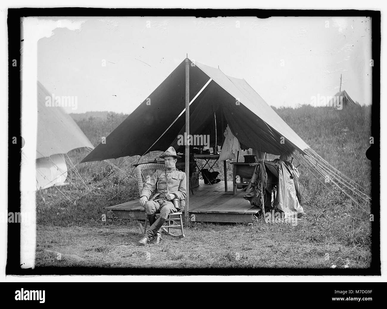 The portrait features Lieutenant Jos. W. Rumbaugh of the 4th Field ...