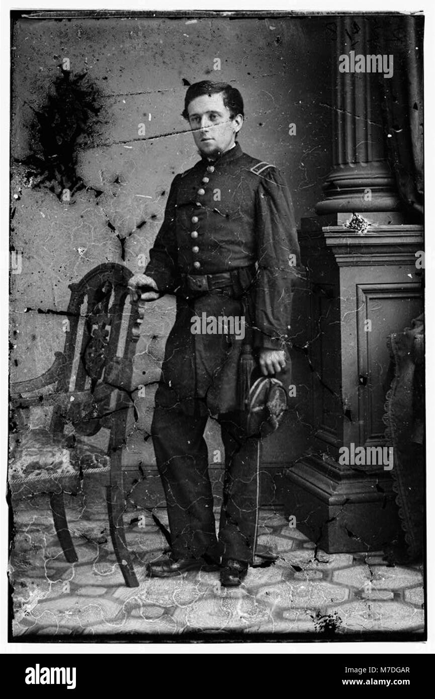 Portrait of Lieutenant White, part of the LOC collection, showing a ...