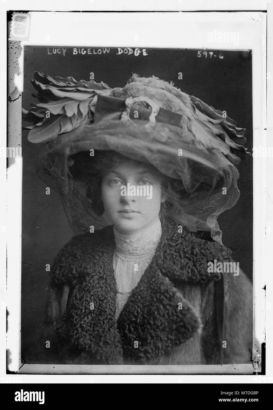 A photograph of Lucy Bigelow Dodge, a prominent American philanthropist ...