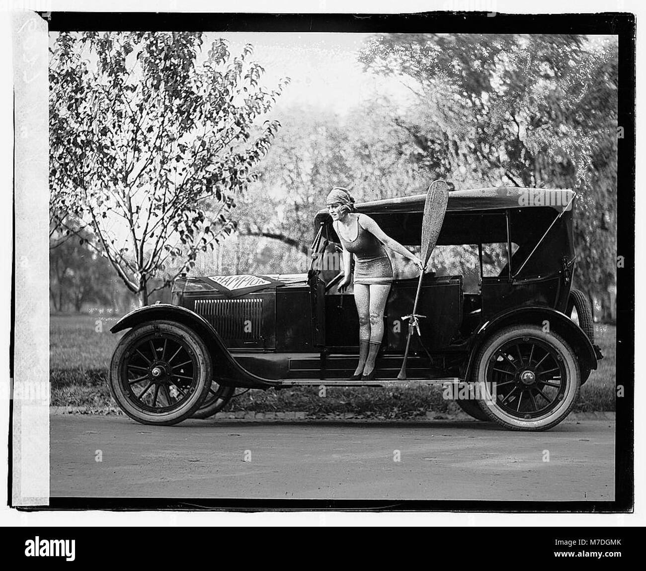 A photograph of the Mack Sennett girls, who were actresses featured in ...
