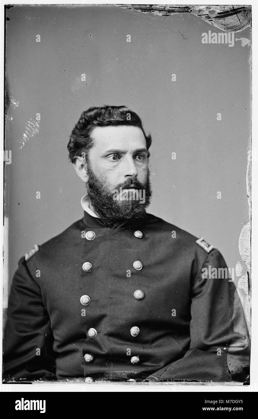 This image shows Major G.B. Ely, a U.S. Army Paymaster. It is a formal ...