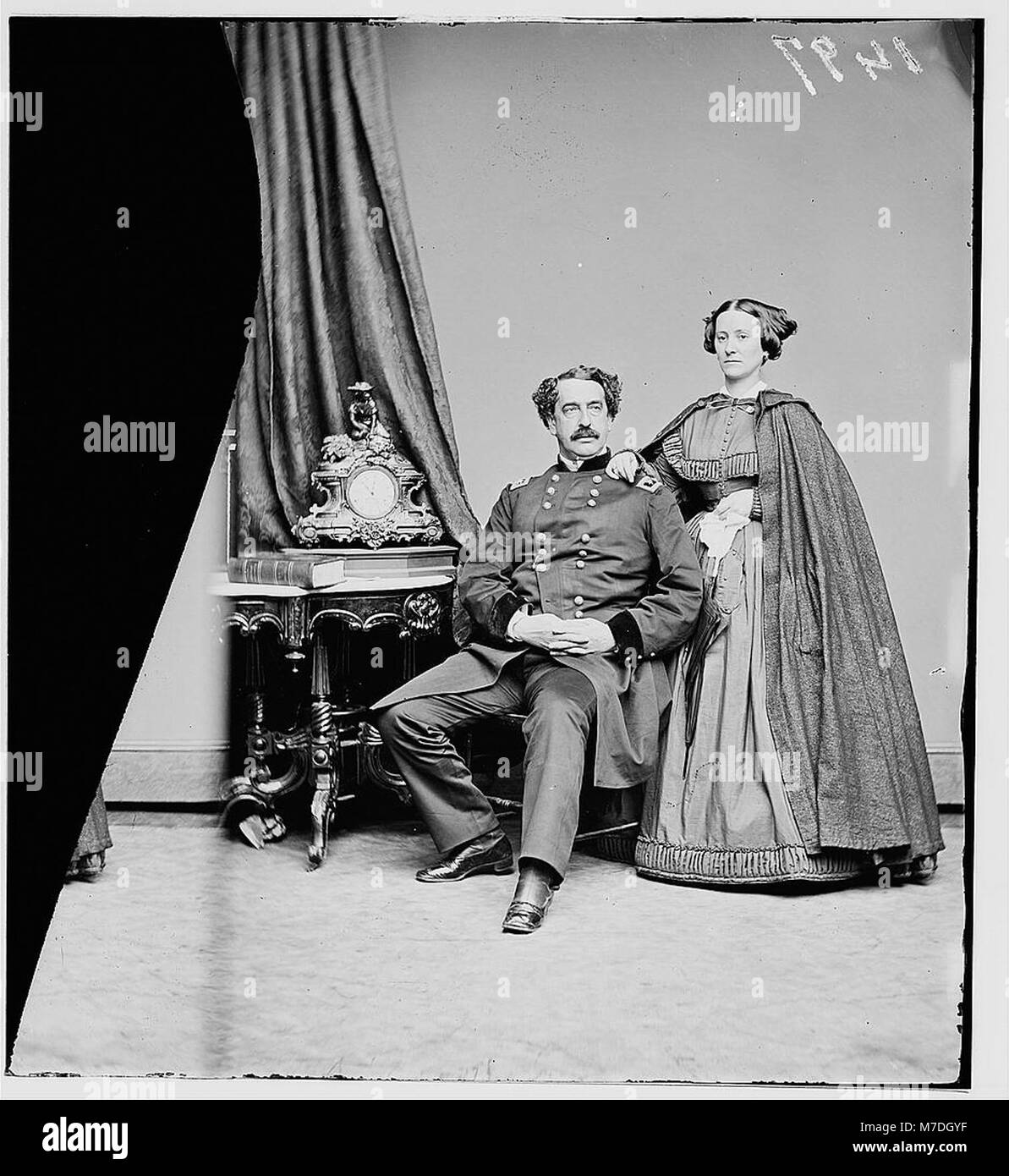 A photograph of Major General Abner Doubleday, a notable figure in the ...
