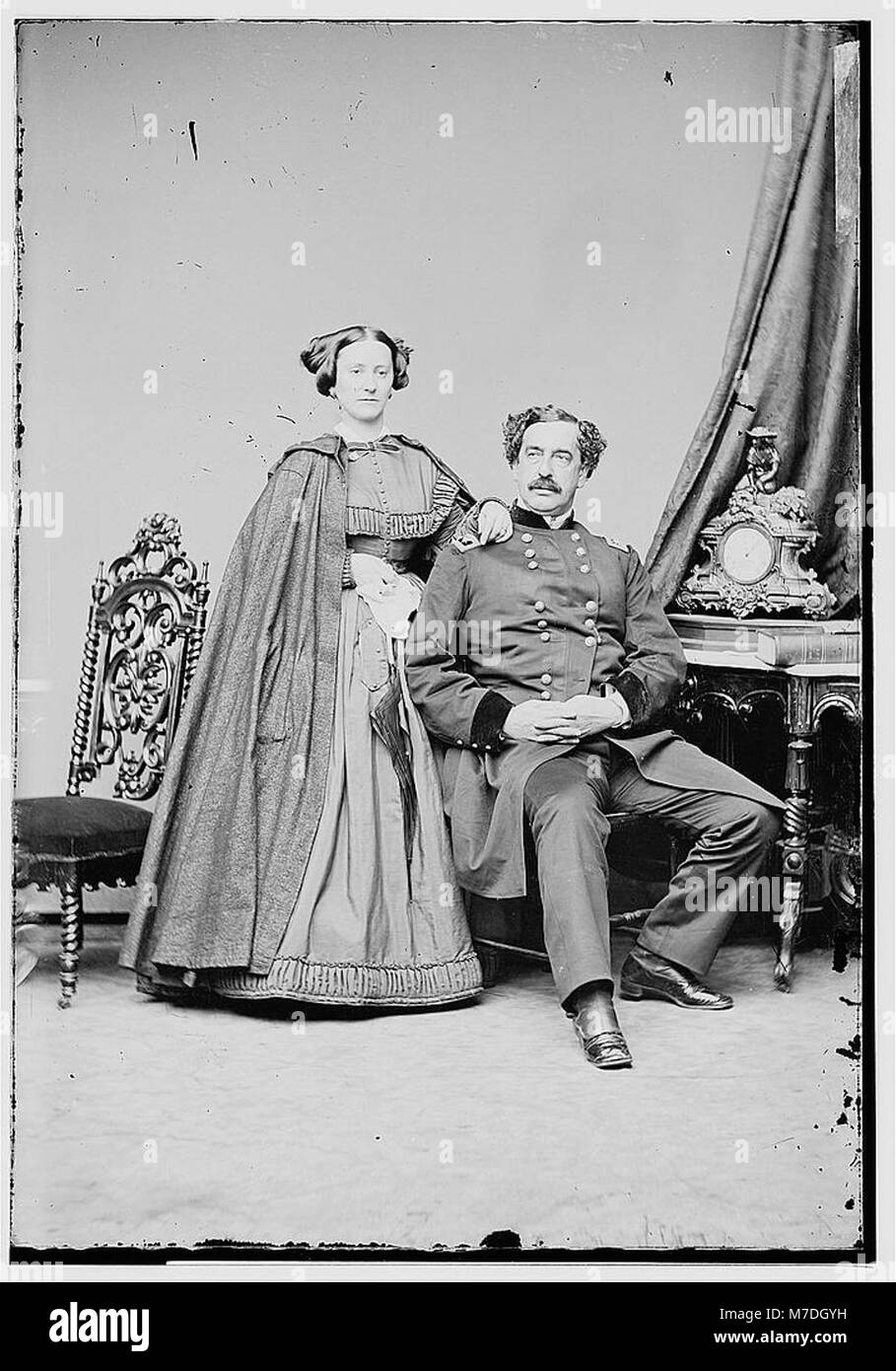 Photograph of Major General Abner Doubleday, a notable figure in the ...