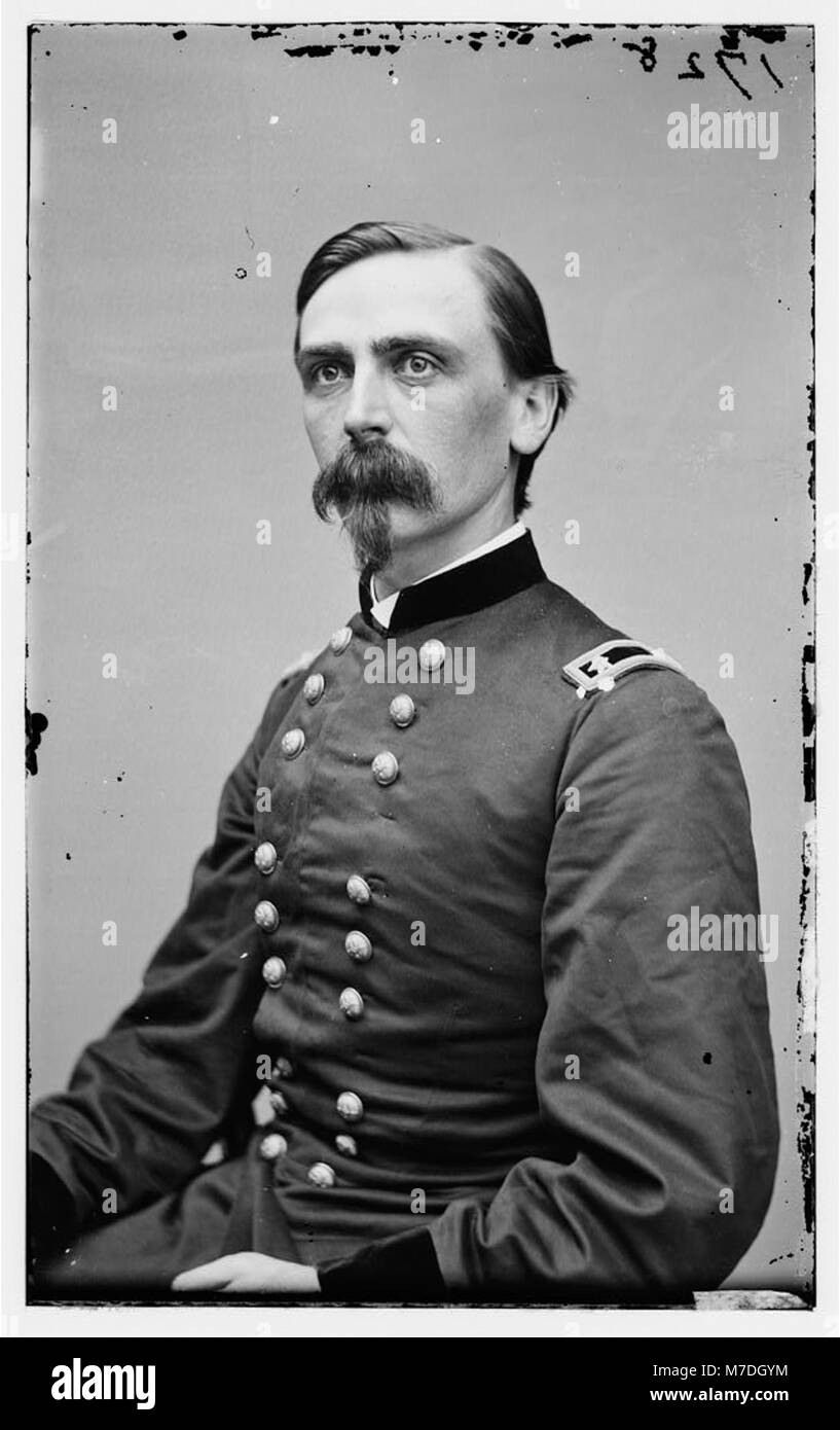 A portrait of Major General Adelbert Ames, a Union Army officer during ...