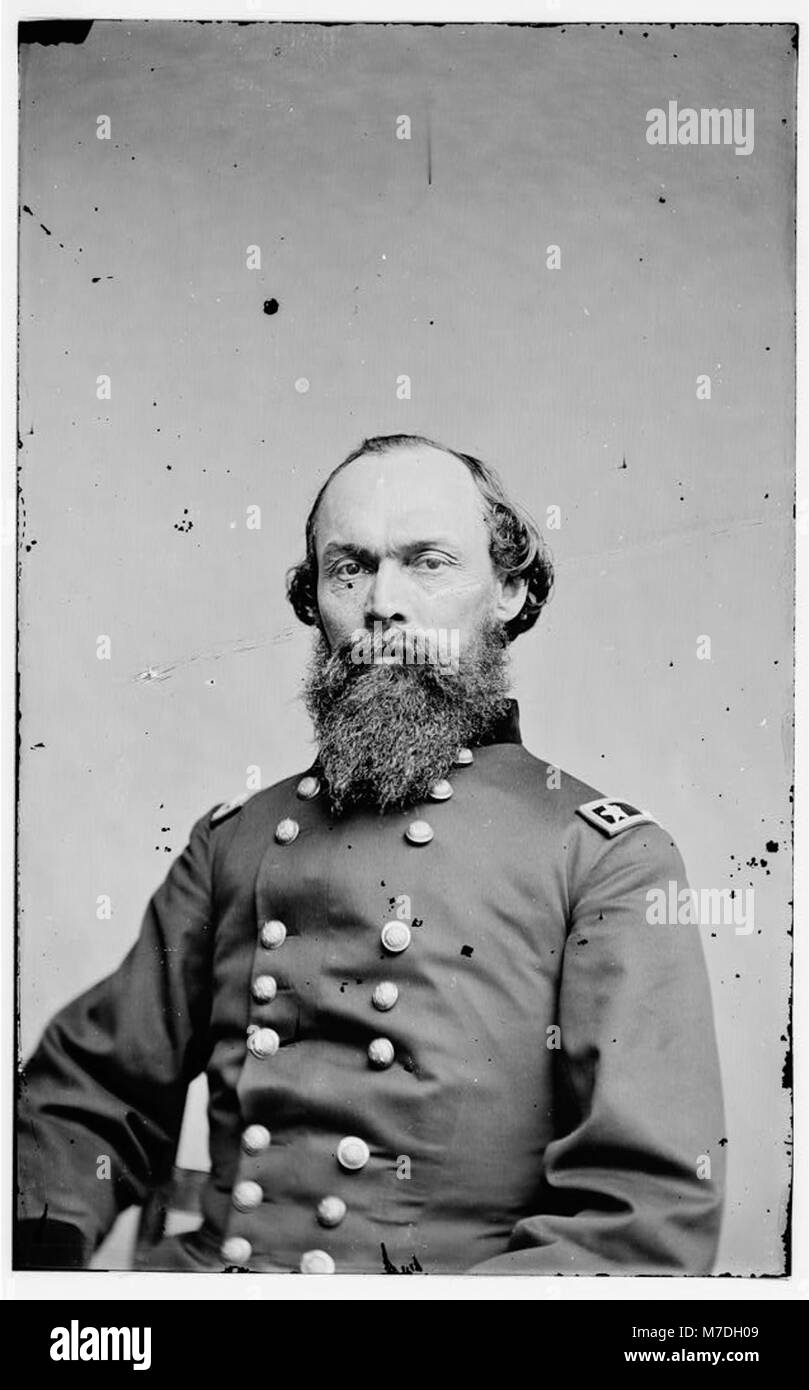 A formal portrait of Major General Gordon Granger, a key figure during ...