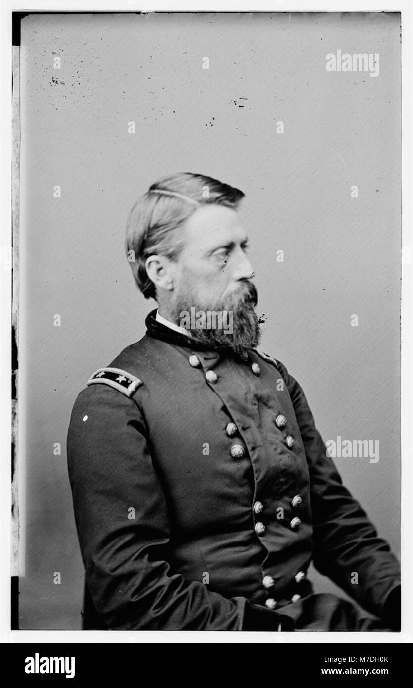 This photograph of Major General Jefferson C. Davis captures a ...