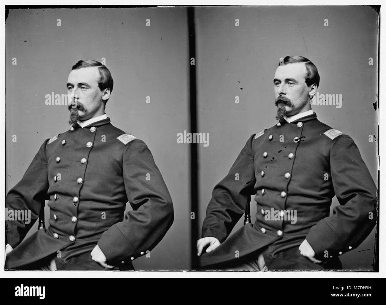 This historical photograph features Major Henry G. Healey, a prominent ...
