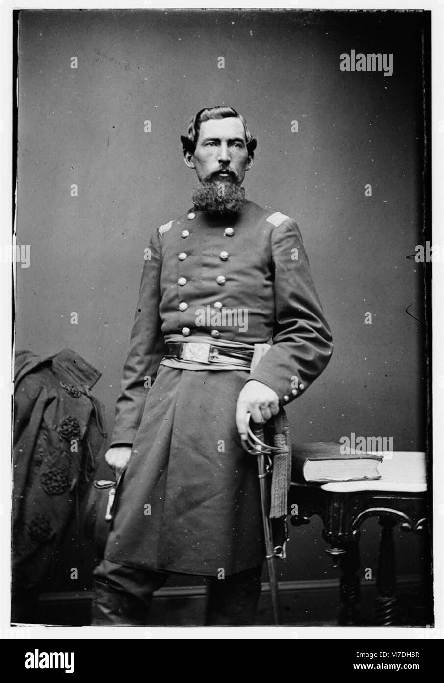 This image features Major Isaac M. May, likely from the 19th or early ...