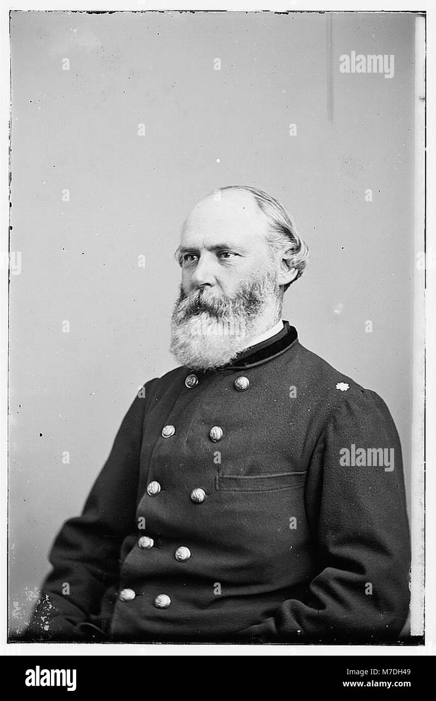 A portrait of Major J.M. Sanderson, likely a figure in U.S. military ...