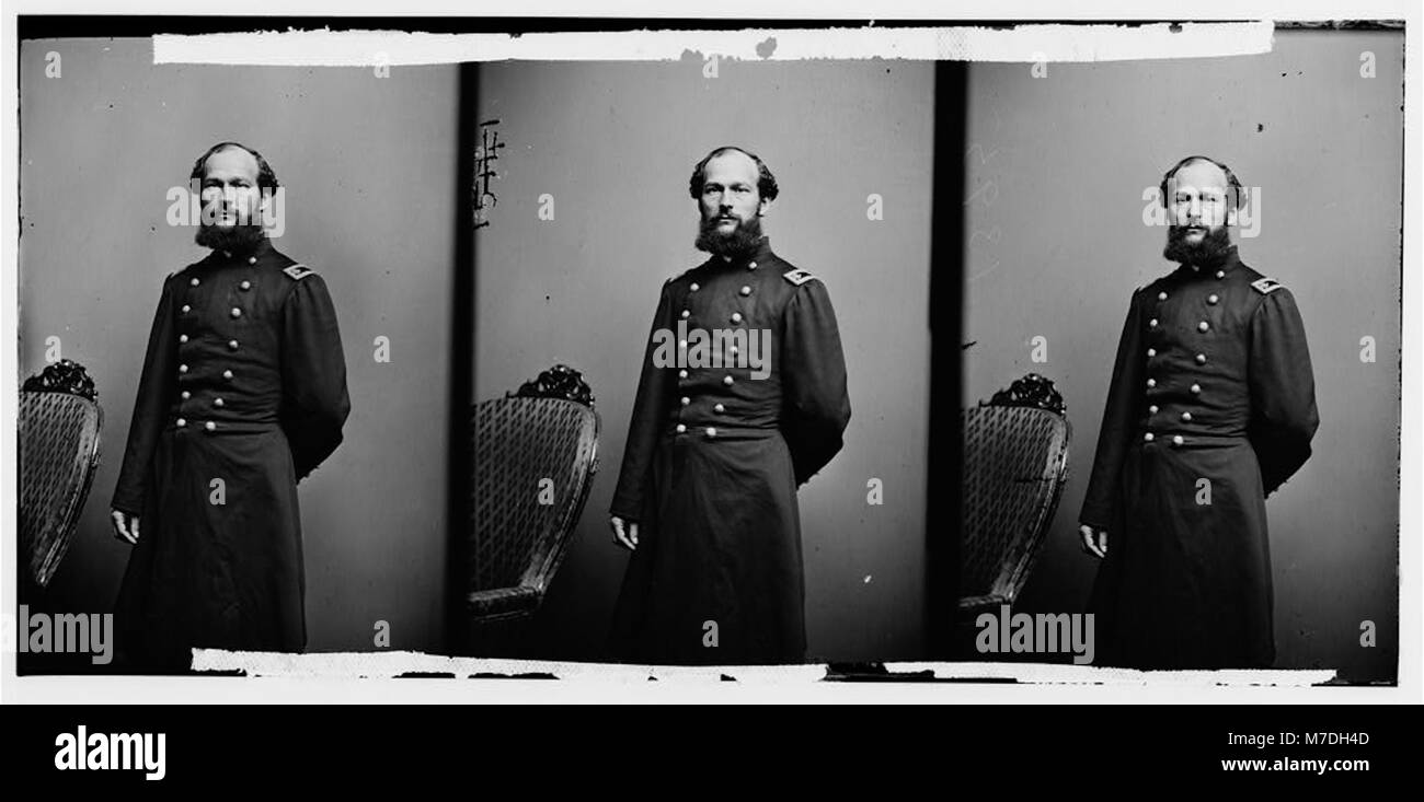 Maj. J.W. Beazell, a U.S. Army Paymaster, is shown in this historical ...