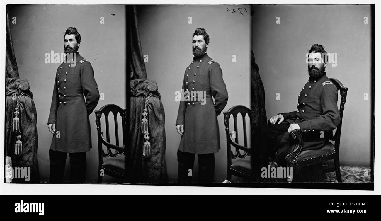 This image portrays Major J.W. Carpenter, a military paymaster ...