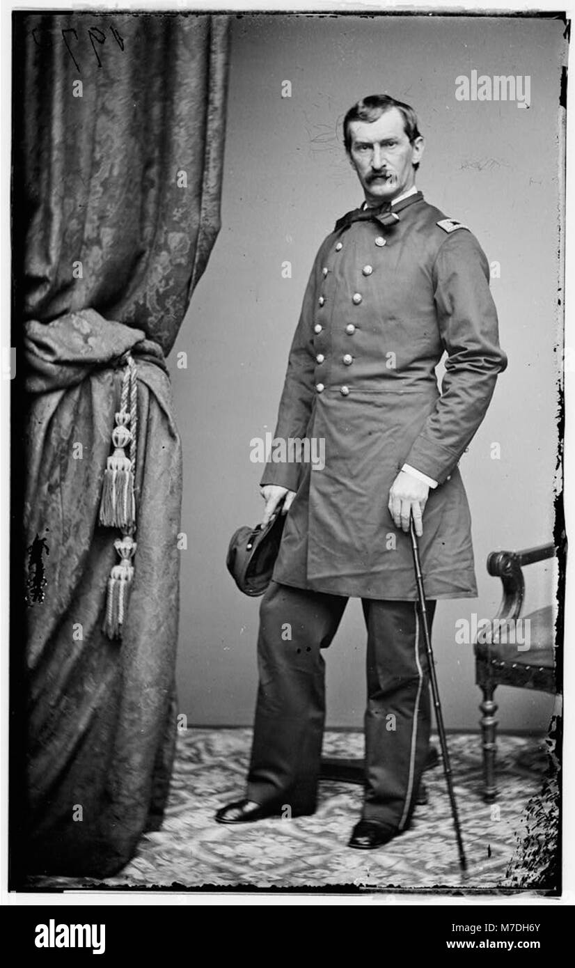 A portrait of Major W.J. Martin, a paymaster in the military. The image ...