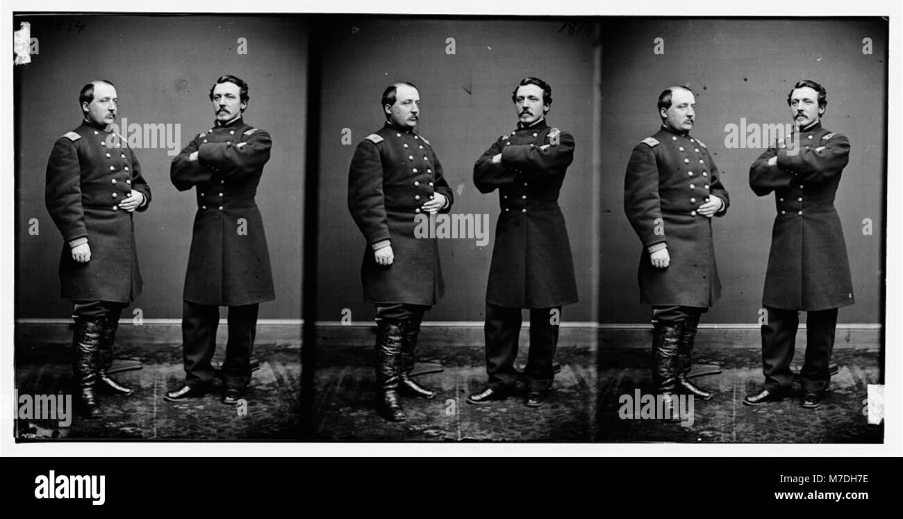 A photograph of Major W. Dwight of the 2nd Massachusetts Infantry ...