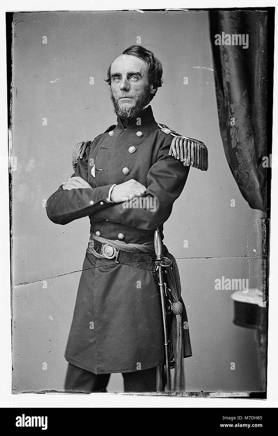 Portrait of Major A. Hamilton. LCCN number cwpb.05076 Stock Photo - Alamy
