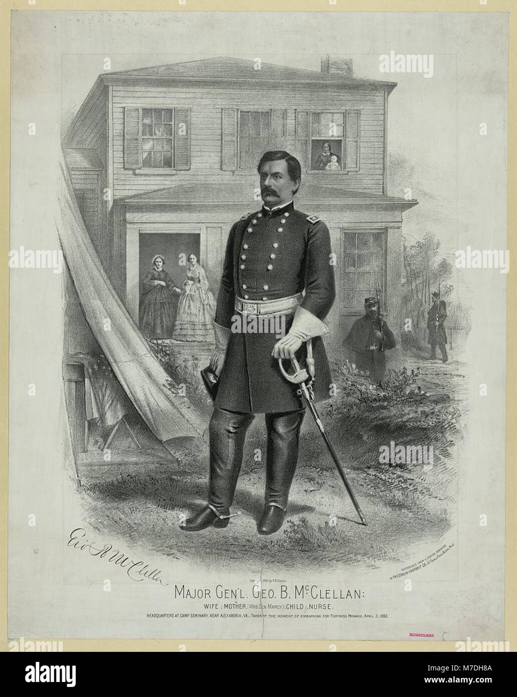 General mcclellan union army camp hi-res stock photography and images - Alamy