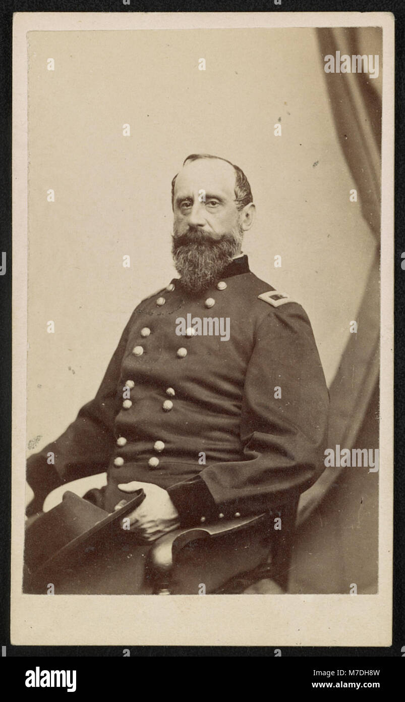 A portrait of Major General Charles Devens, a leader of the 3rd Massachusetts Rifles Battalion ...