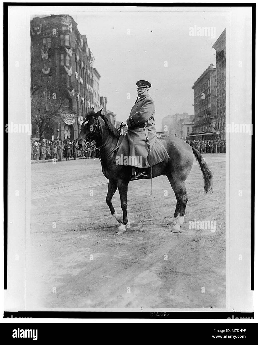 Major General Hugh Lenox Scott is depicted in this photograph walking ...