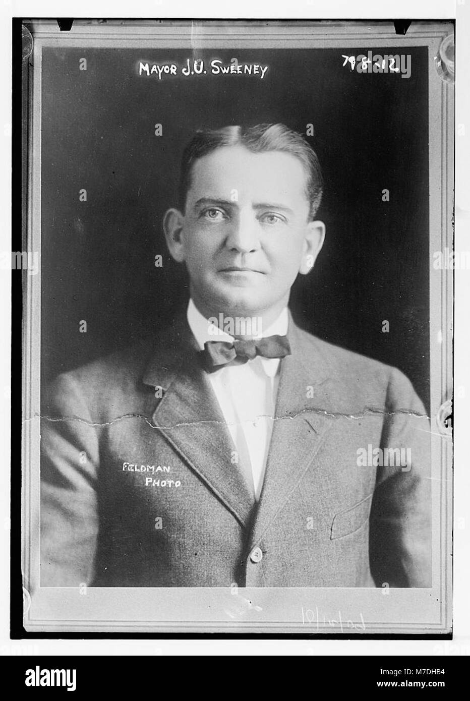 Major J.U. Sweeney is featured in this portrait, highlighting his role ...