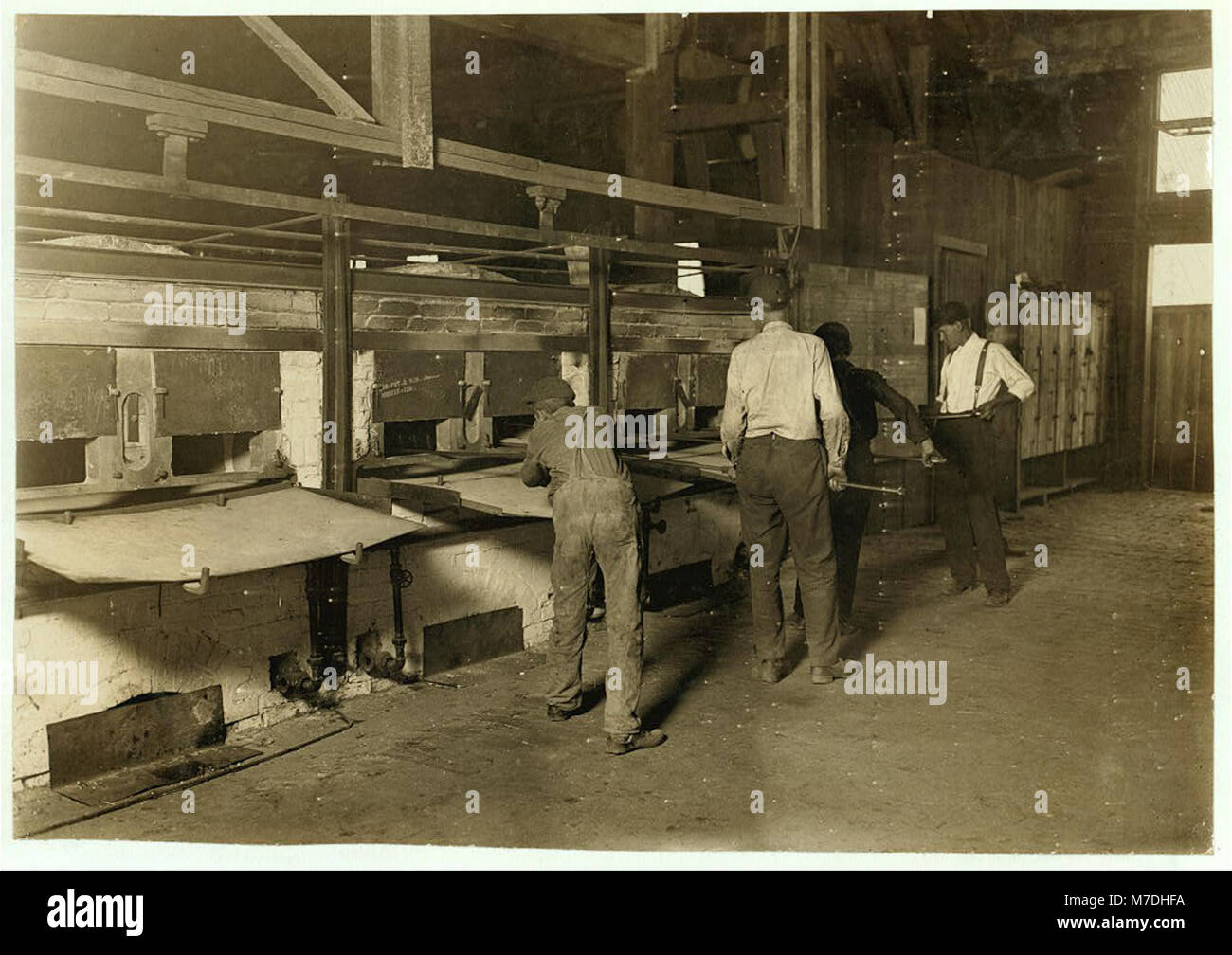 This image references Mannington Glass Works' policy on child labor ...