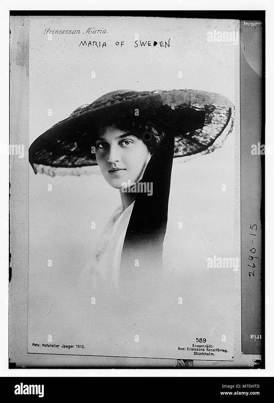 A portrait of Maria of Sweden, a historical figure who was connected to ...