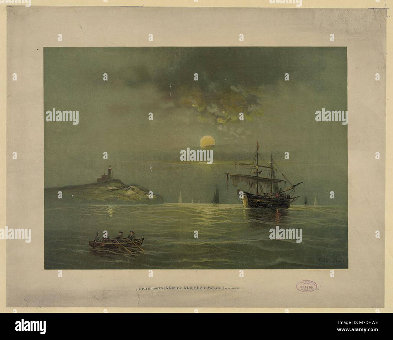 Marine moonlight hi-res stock photography and images - Alamy