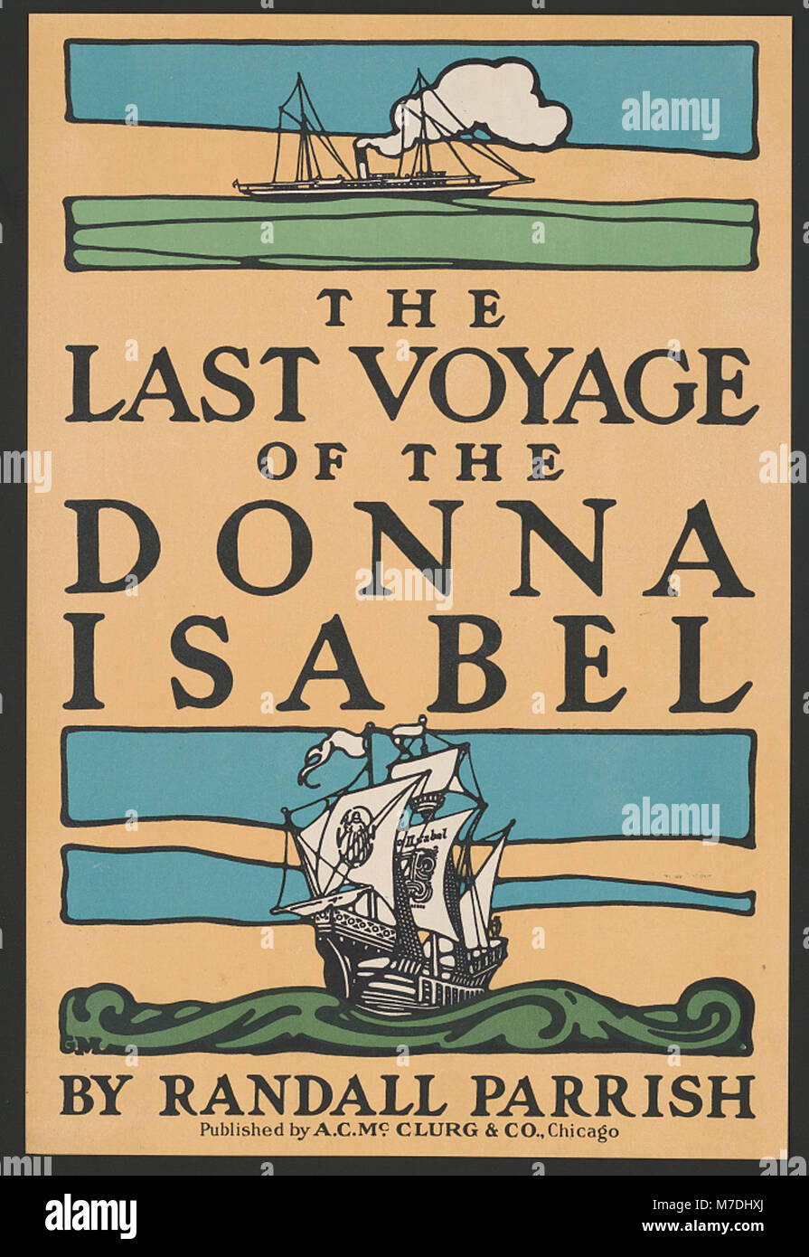 A cover illustration for the book 'The Last Voyage of the Donna Isabel ...