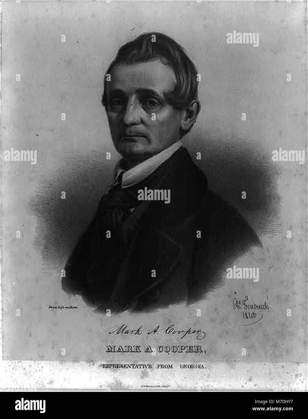 Mark A. Cooper, representative from Georgia LCCN2003655015 Stock Photo ...