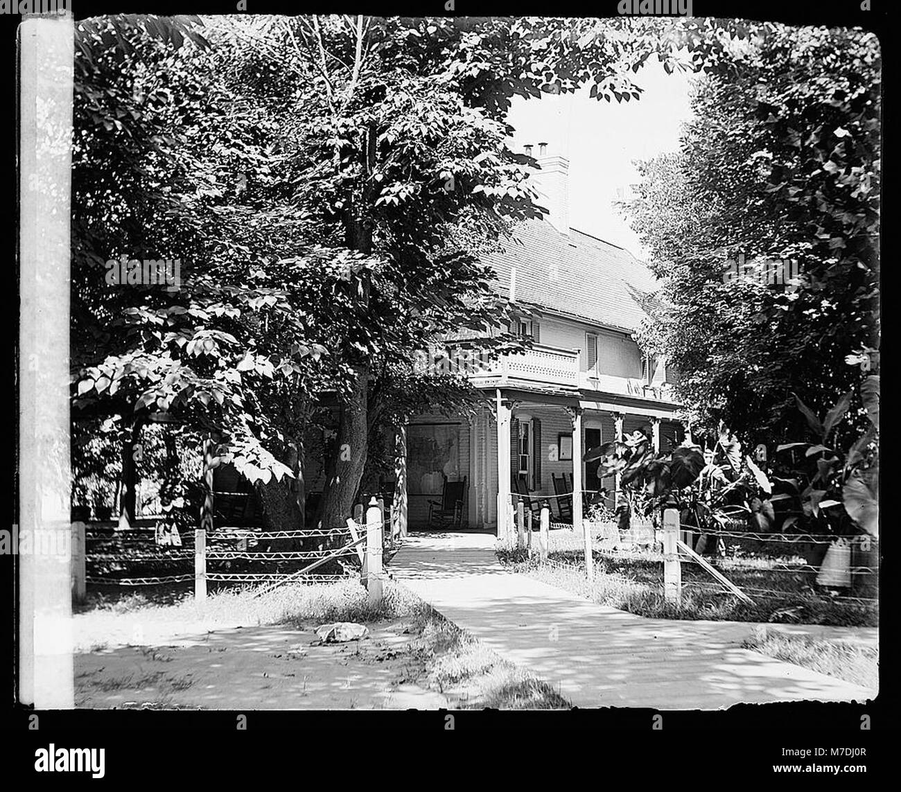 A photograph of Marshall Hall, a historical site in Maryland ...