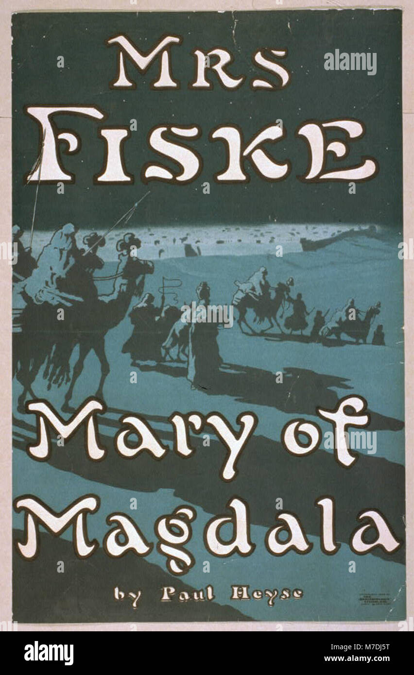 A depiction of Mary of Magdala, created by Paul Heyse. This literary ...