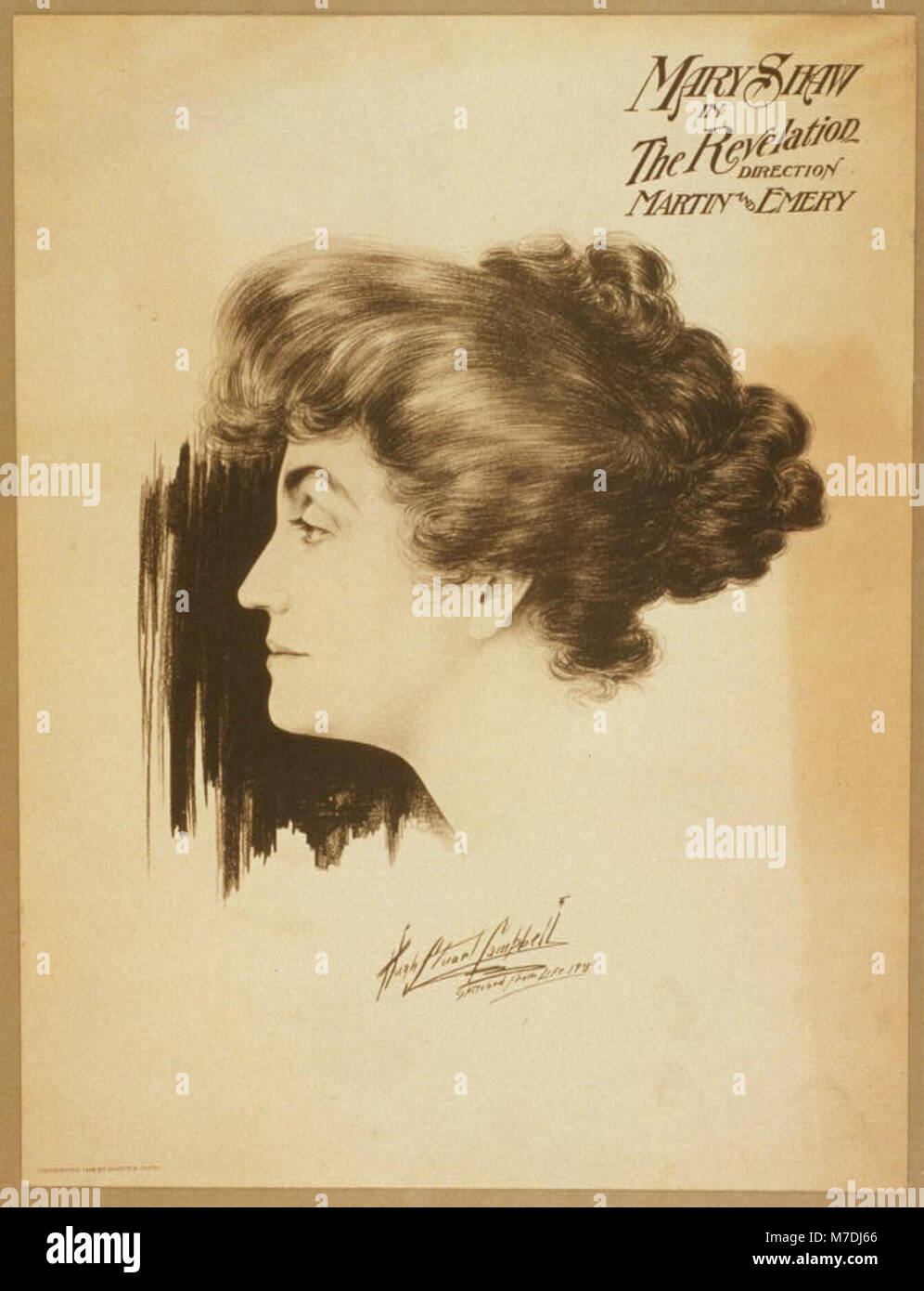 This image features actress Mary Shaw in a performance of *The ...