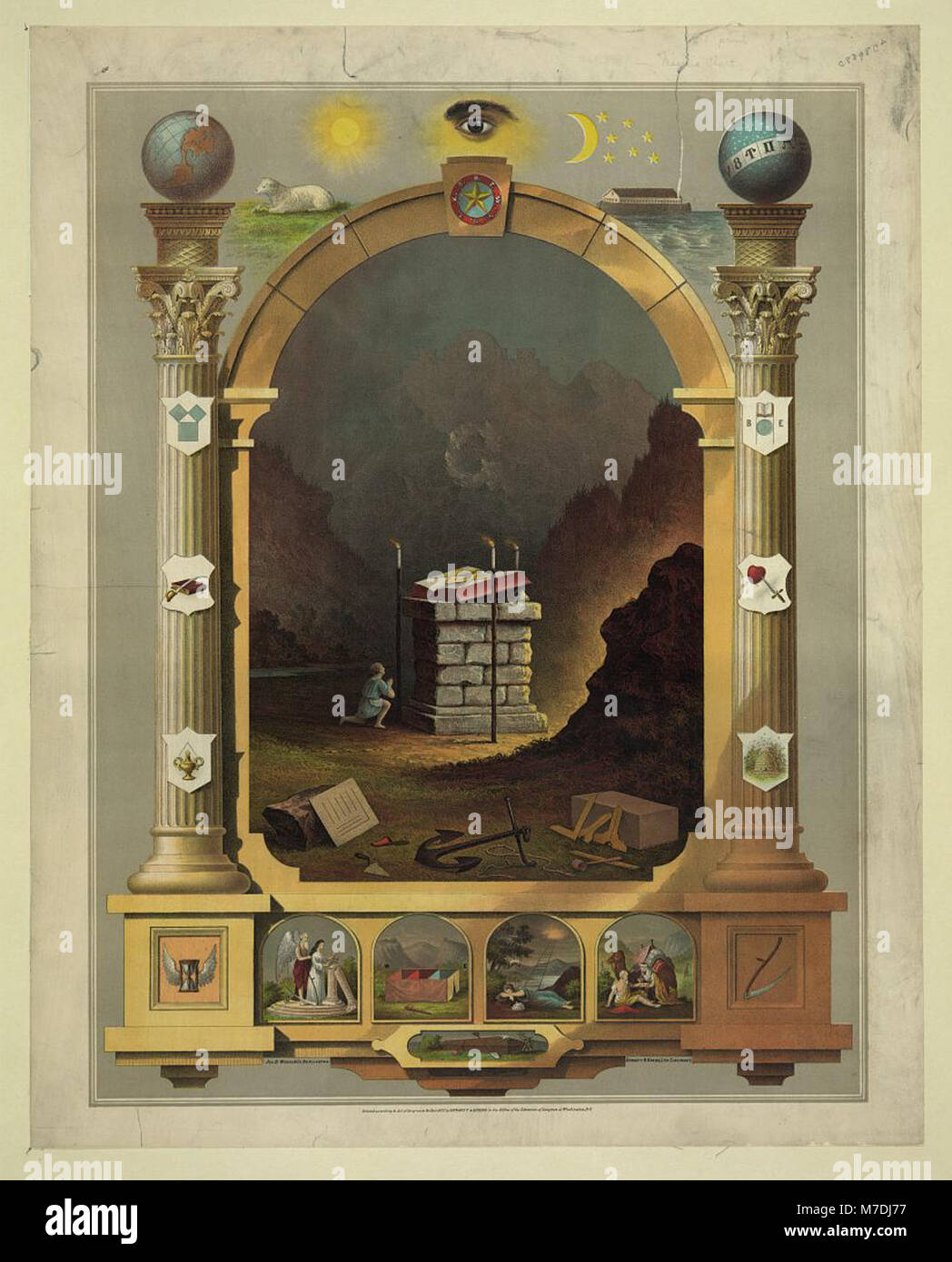 Masonic chart hi-res stock photography and images - Alamy