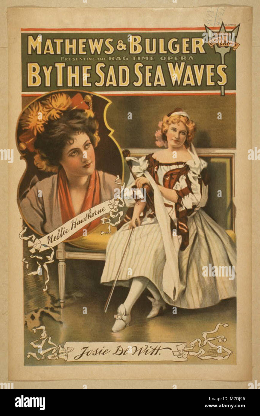 A photograph of the theatrical performance of 'By the Sad Sea Waves ...