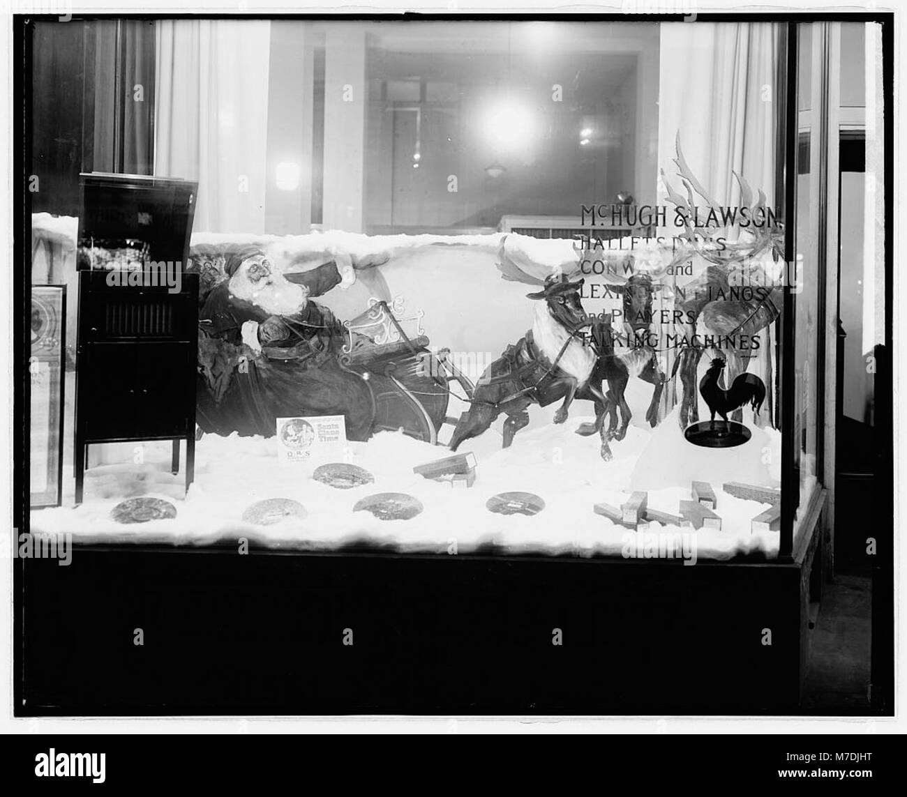 A photograph of the McHugh & Lawson window, showcasing the design and ...