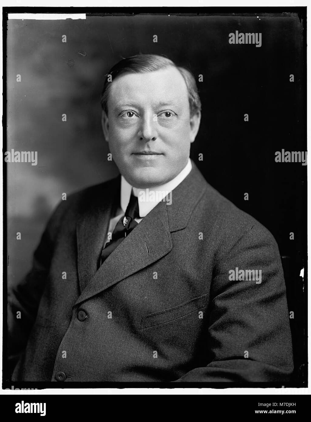 A formal portrait of Honorable D.E. McKinley, a prominent political ...