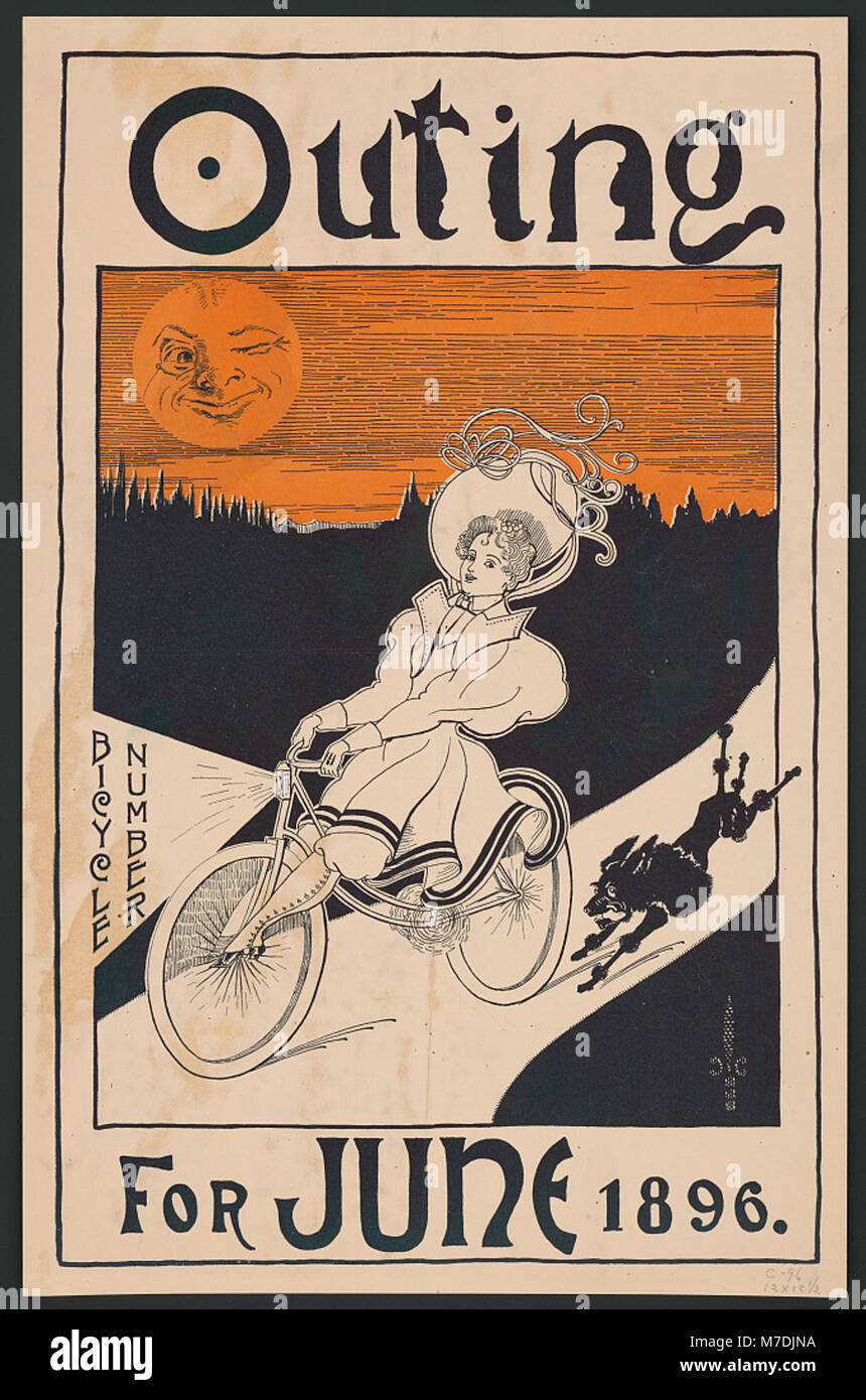 This image captures a group outing from June 1896, showcasing the ...