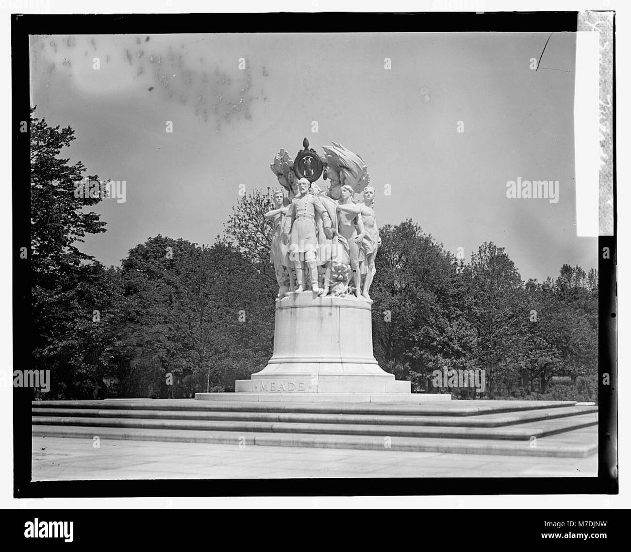 The Meade Memorial, a tribute to Major General George Meade, who led ...